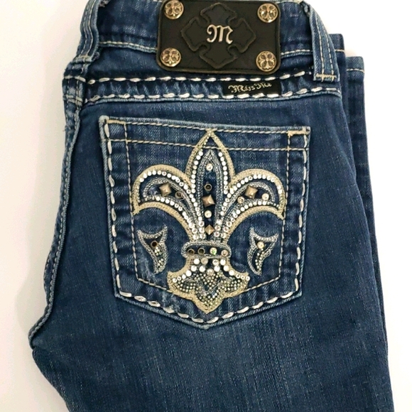 Miss Me | Jeans | Miss Me Rhinestone Fleurdelis Jeans | Poshmark
